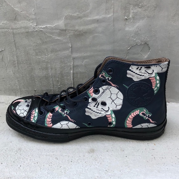 Converse | Shoes | 5 Converse Dokur Total Eclipse Skulls Snakes | Poshmark